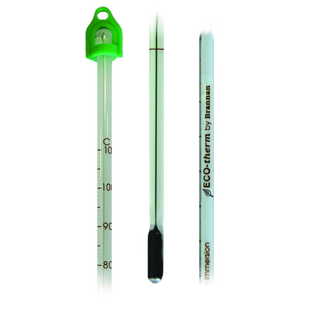 Initial thermometer 300mm green
