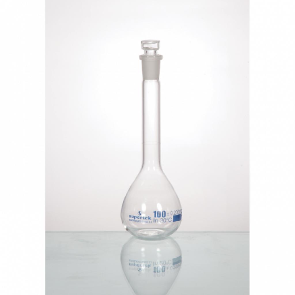 VOLUMETRIC FLASK WITH GLASS STOPPER 10ML