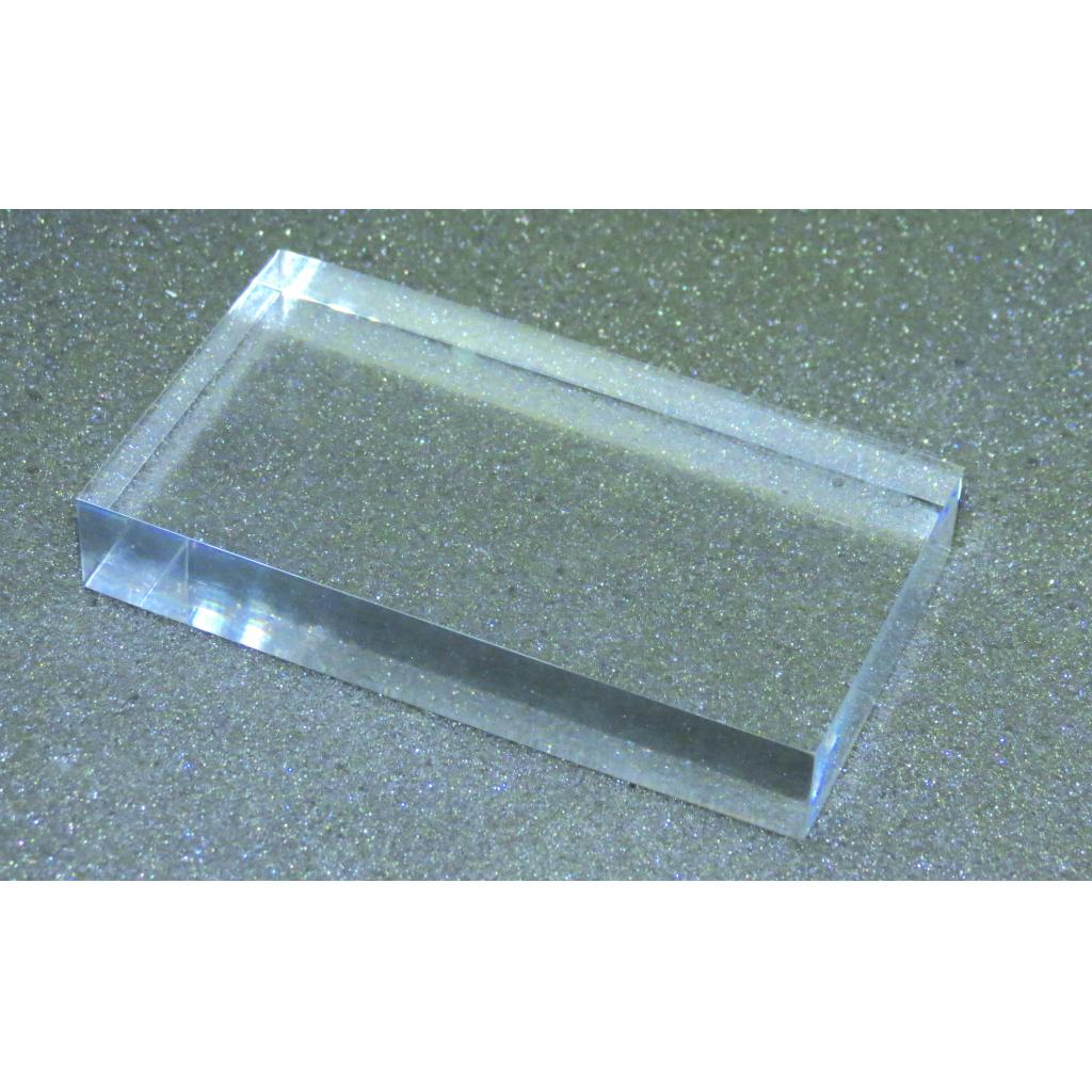 Acrylic block rectangular, 115x65x20mm