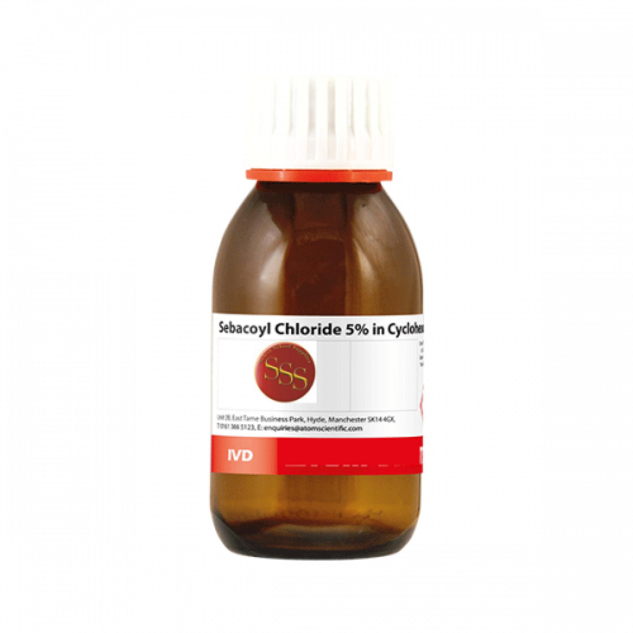 SEBACOYL CHLORIDE 5% IN CYCLOHEXANE 100ml