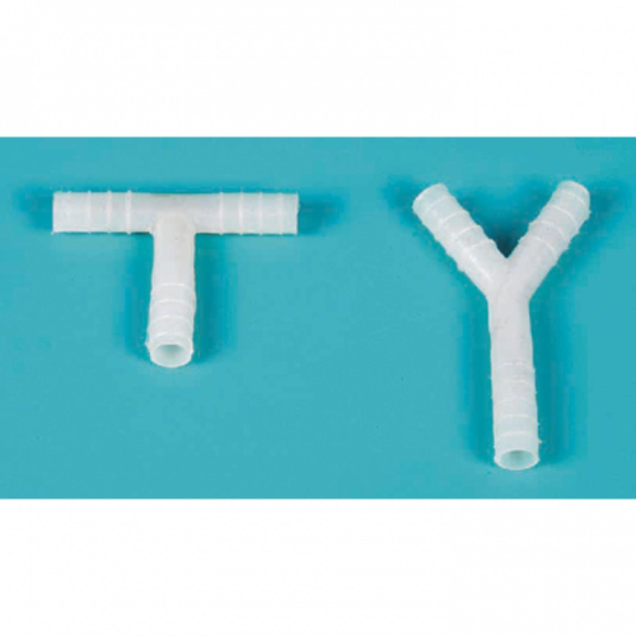 TUBE CONNECTOR PLASTIC (Y TYPE) 6MM