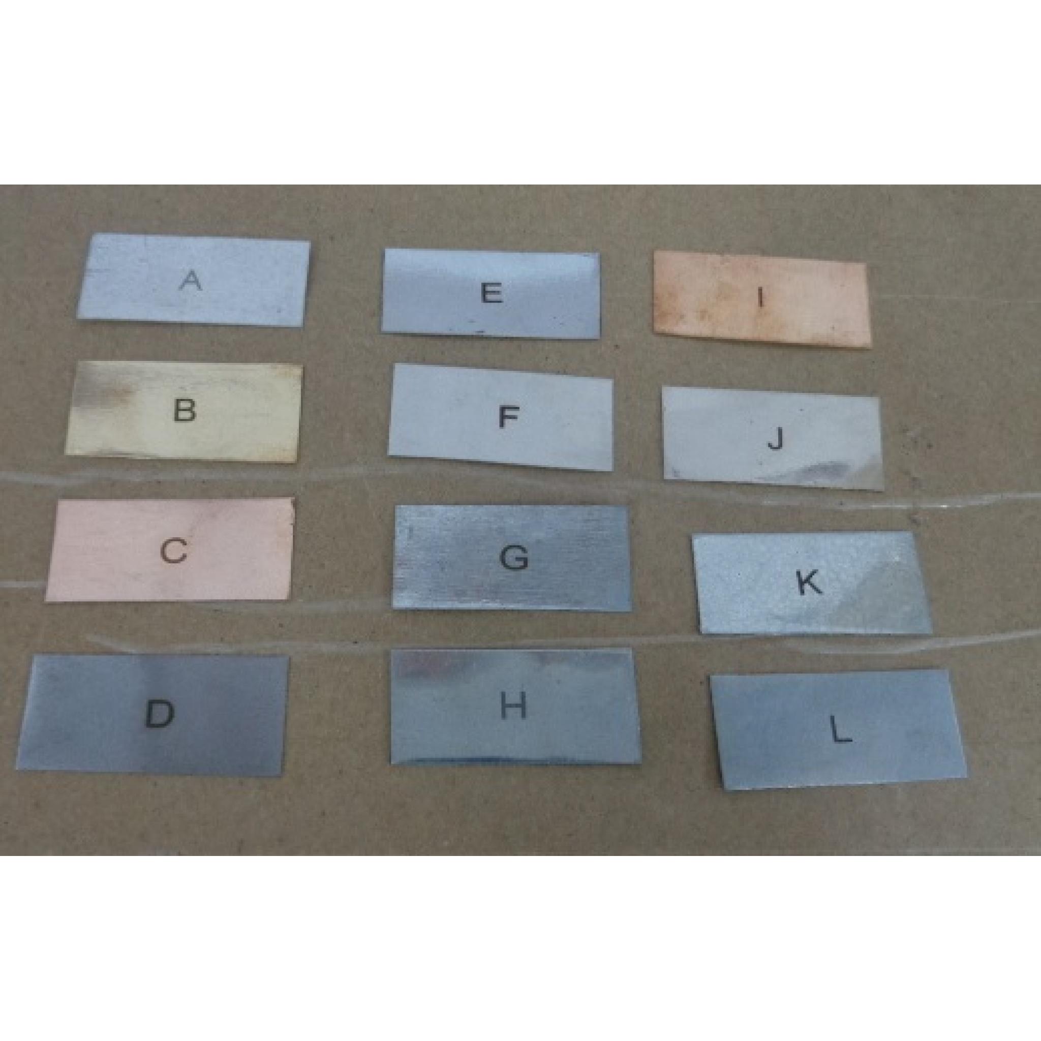 Metal Testing Strips