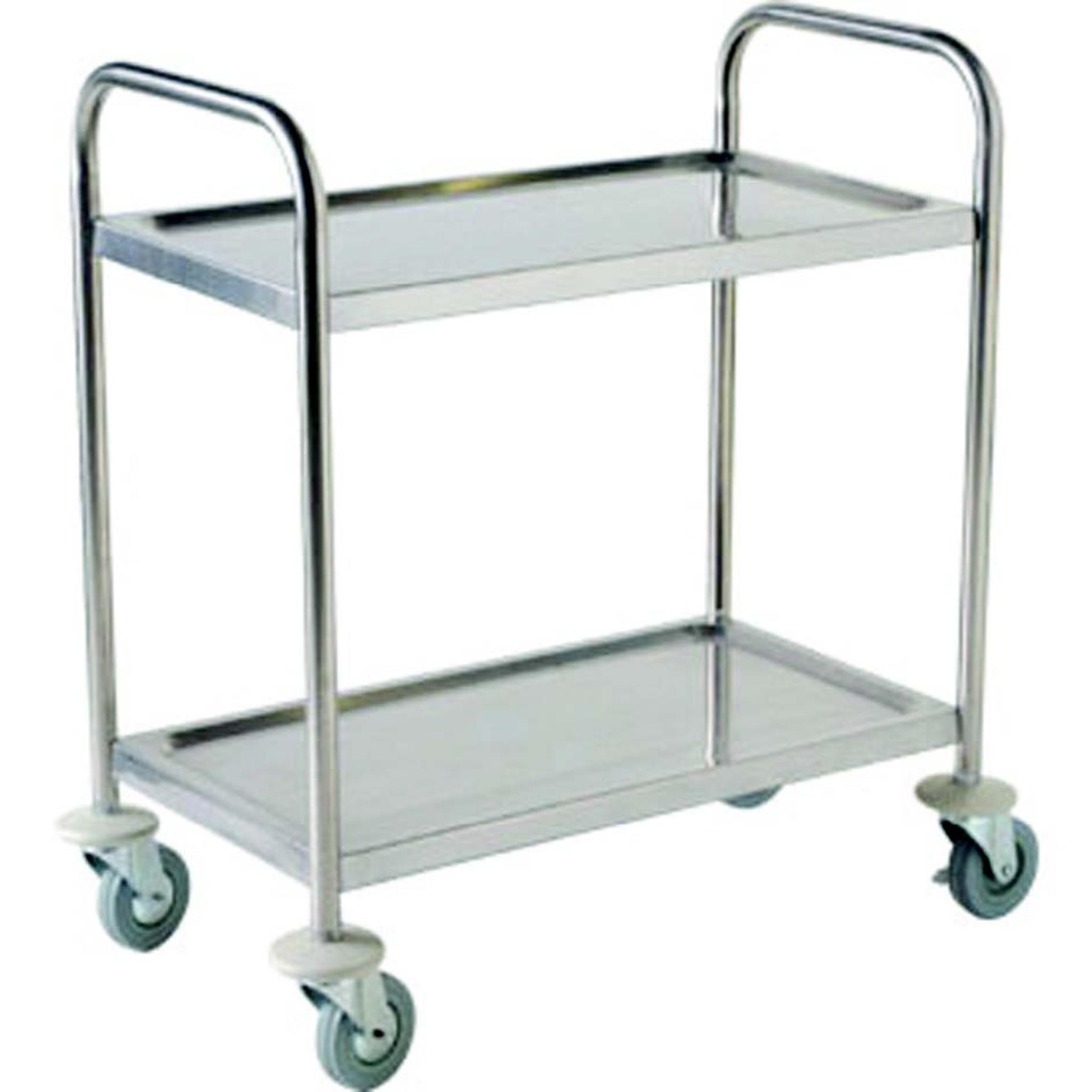 Stainless Steel 2 Tier Trolley