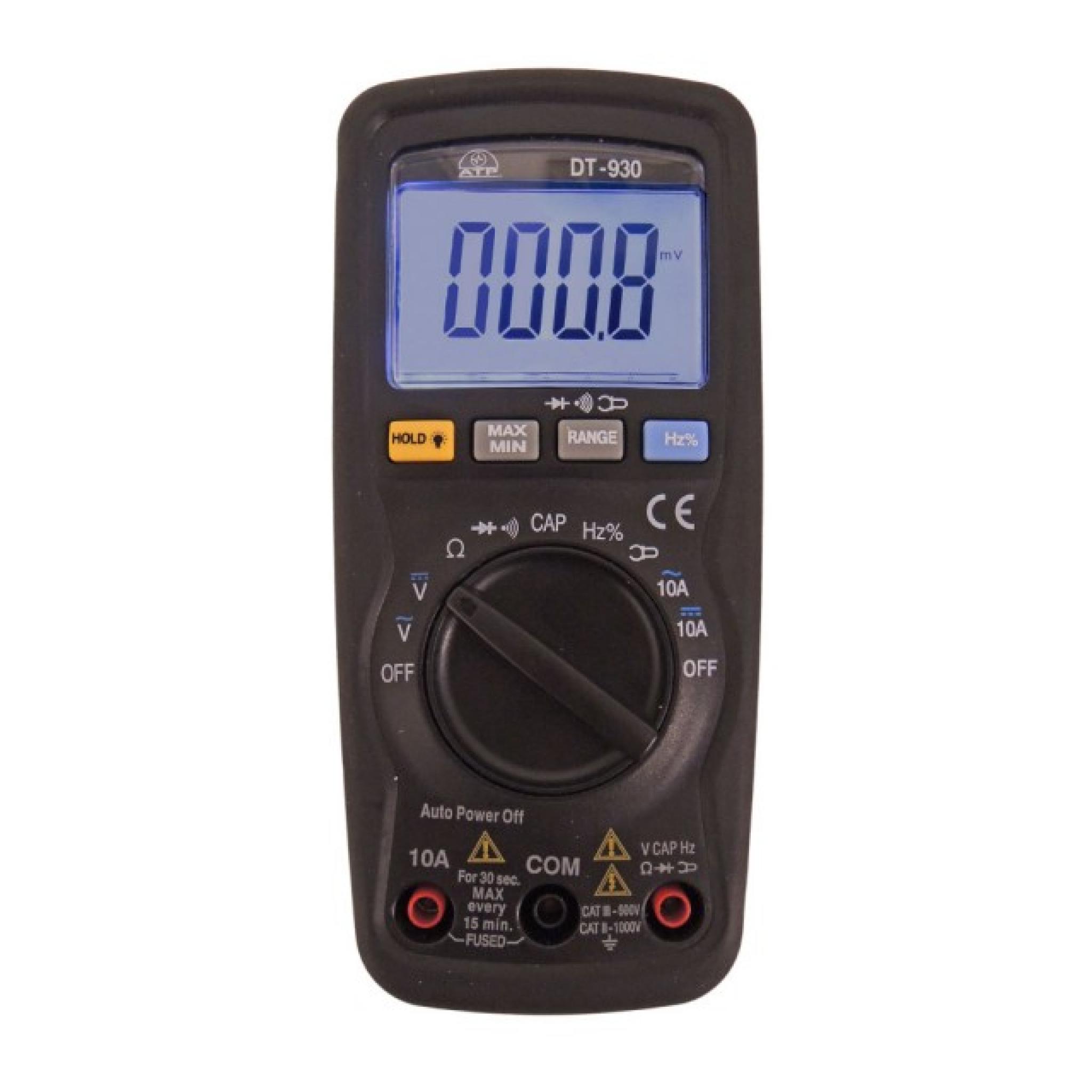 DT-930 6000 COUNT AUTO RANGING DIGITAL MULTIMETER