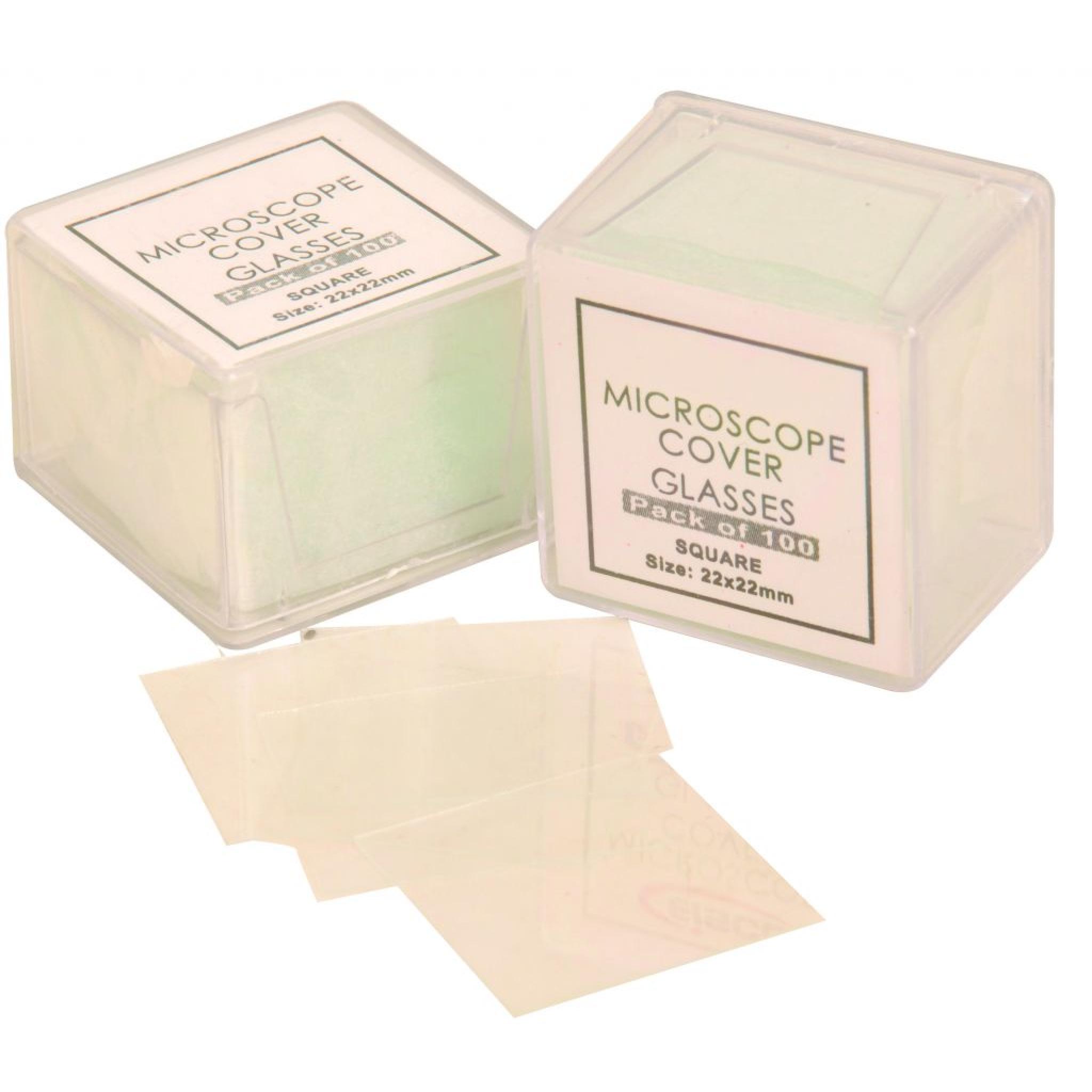 Microscope cover glass, 18x18mm