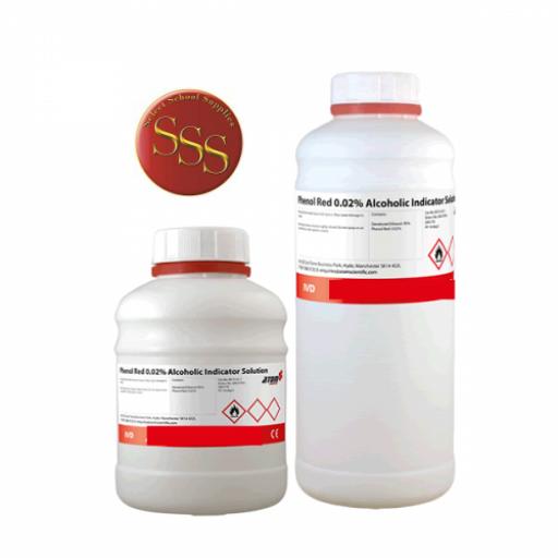PHENOL RED 0.02% INDICATOR SOLUTION 100ml