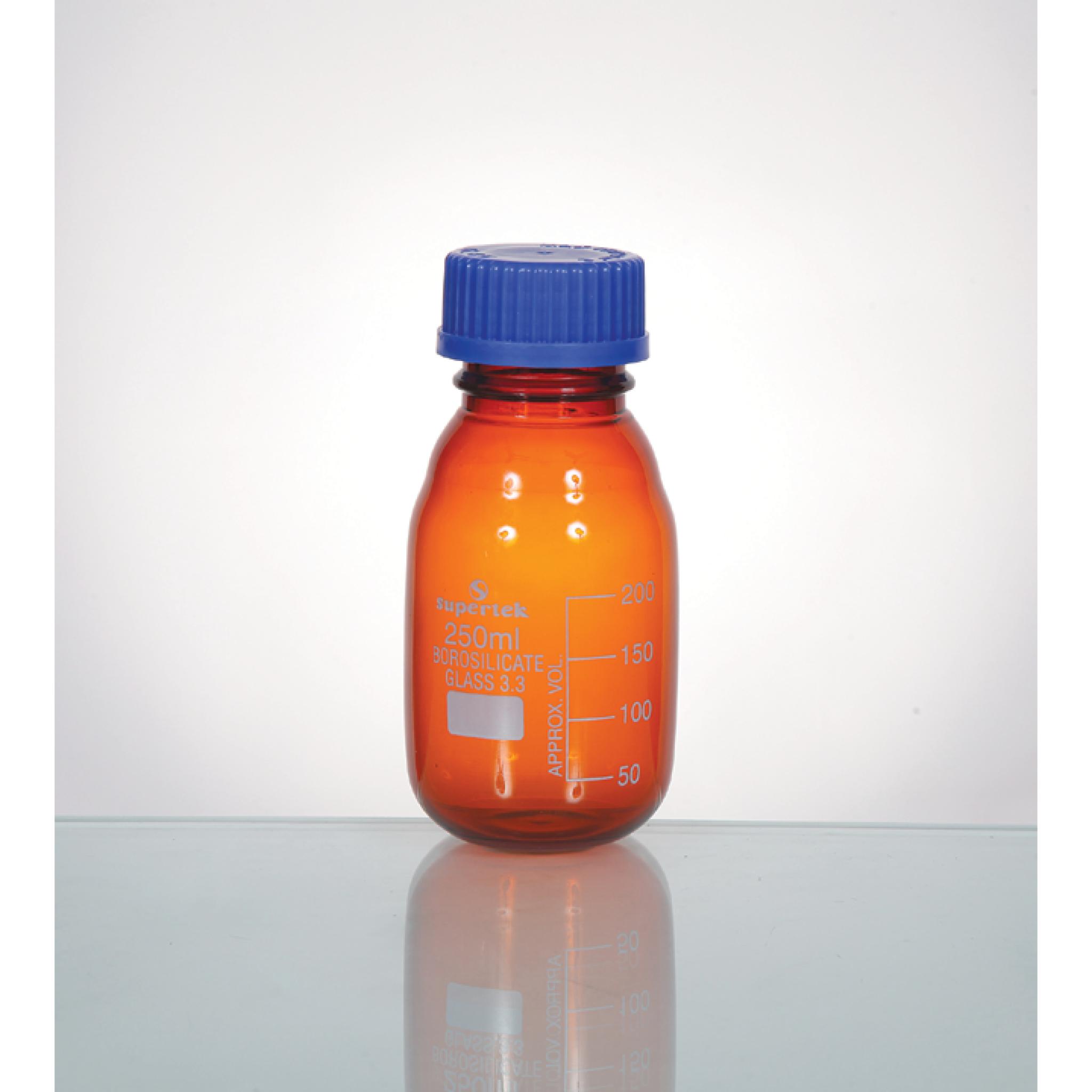 Laboratory Bottle Amber Glass 10ml