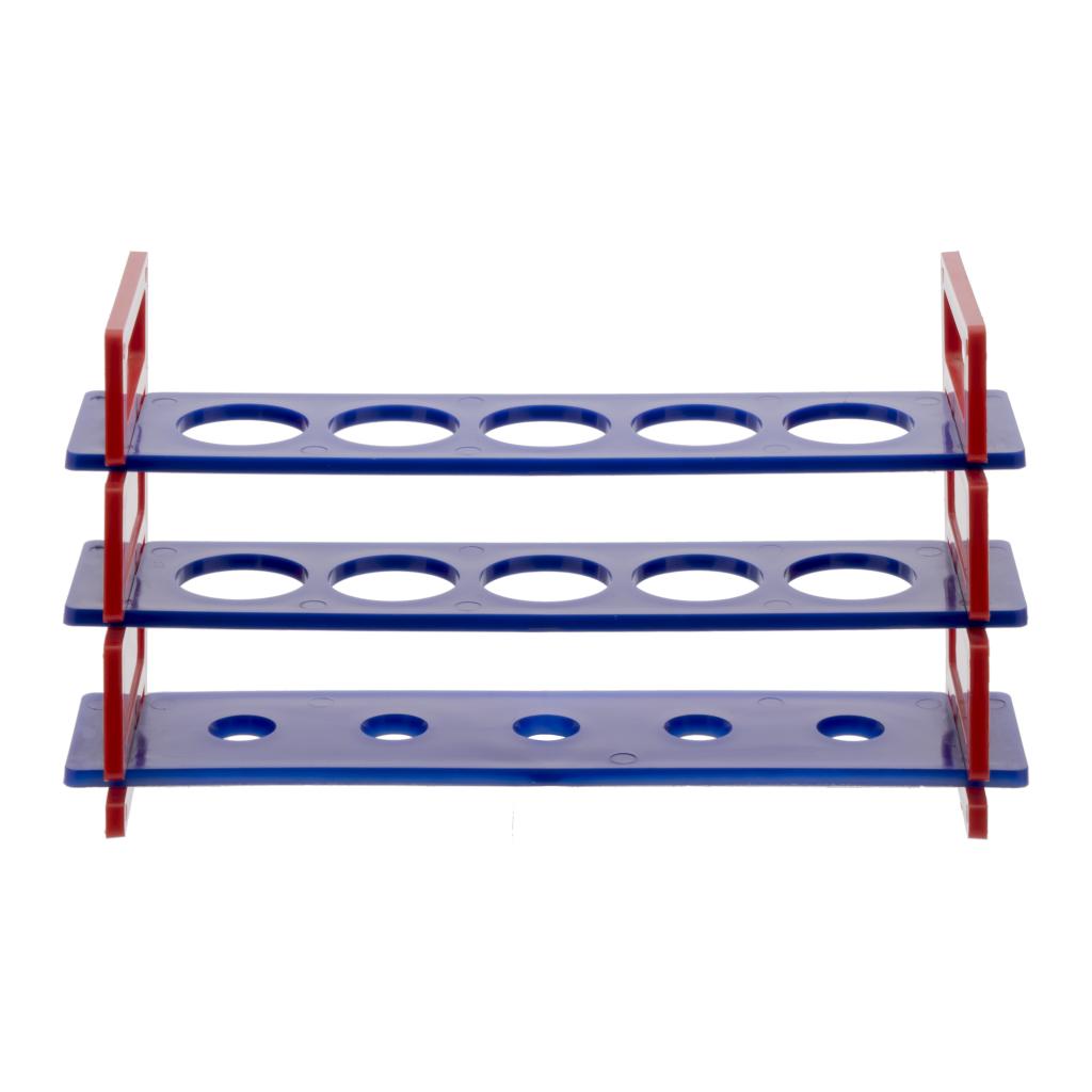 PLASTIC TEST TUBE RACK, 5 HOLES
