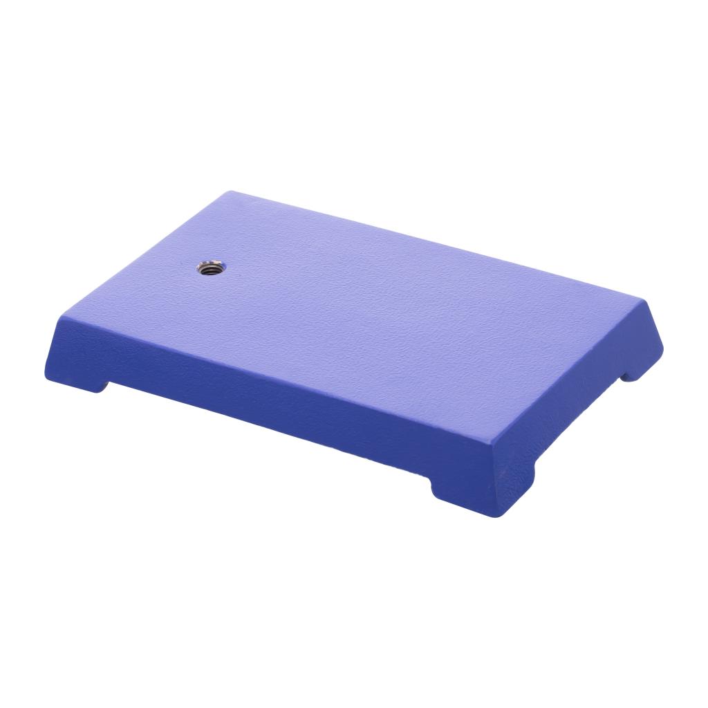Retort stand base, rectangular, base 20x12.5cm, rod 60cm