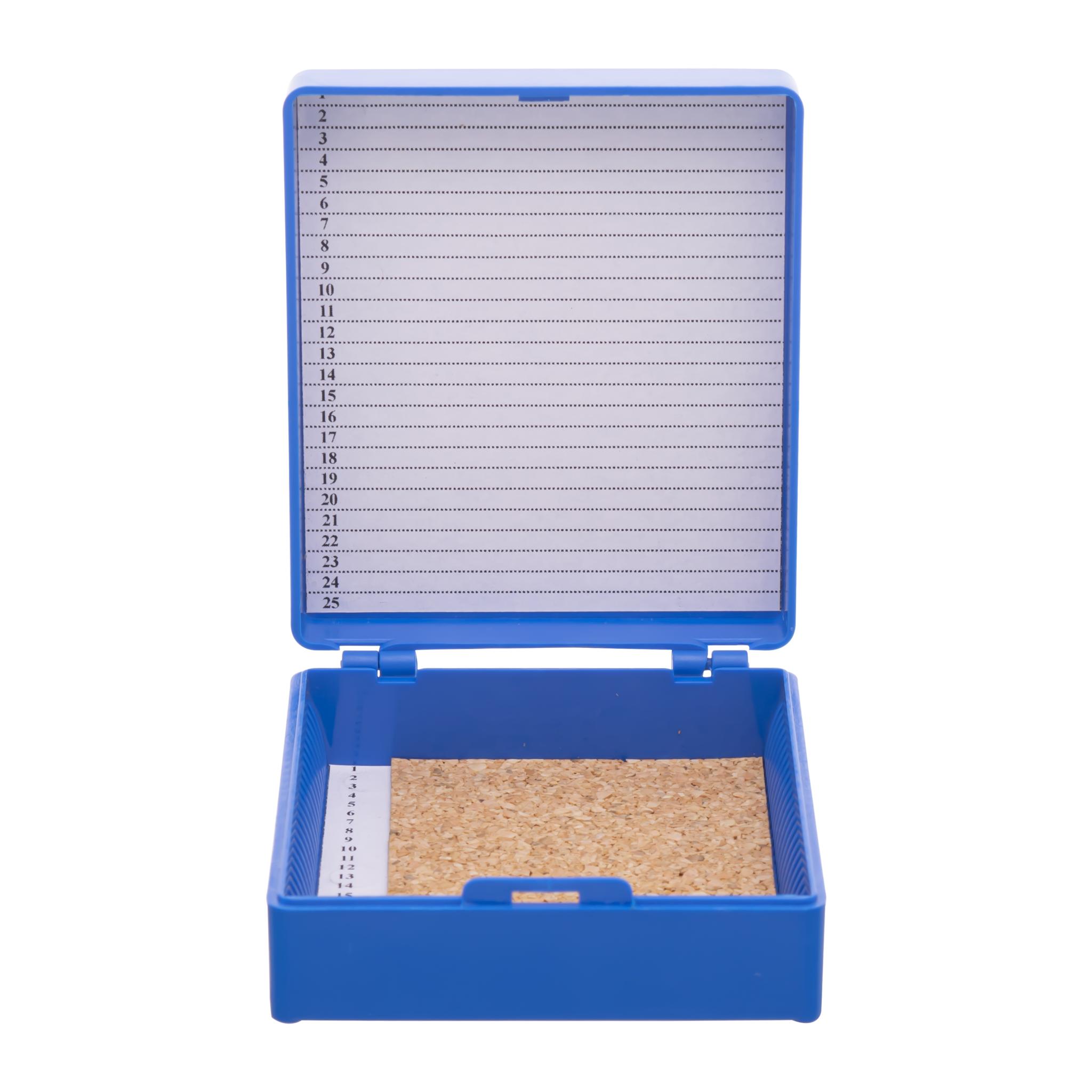 MICRO SLIDE BOX PLASTIC 25 SLIDES