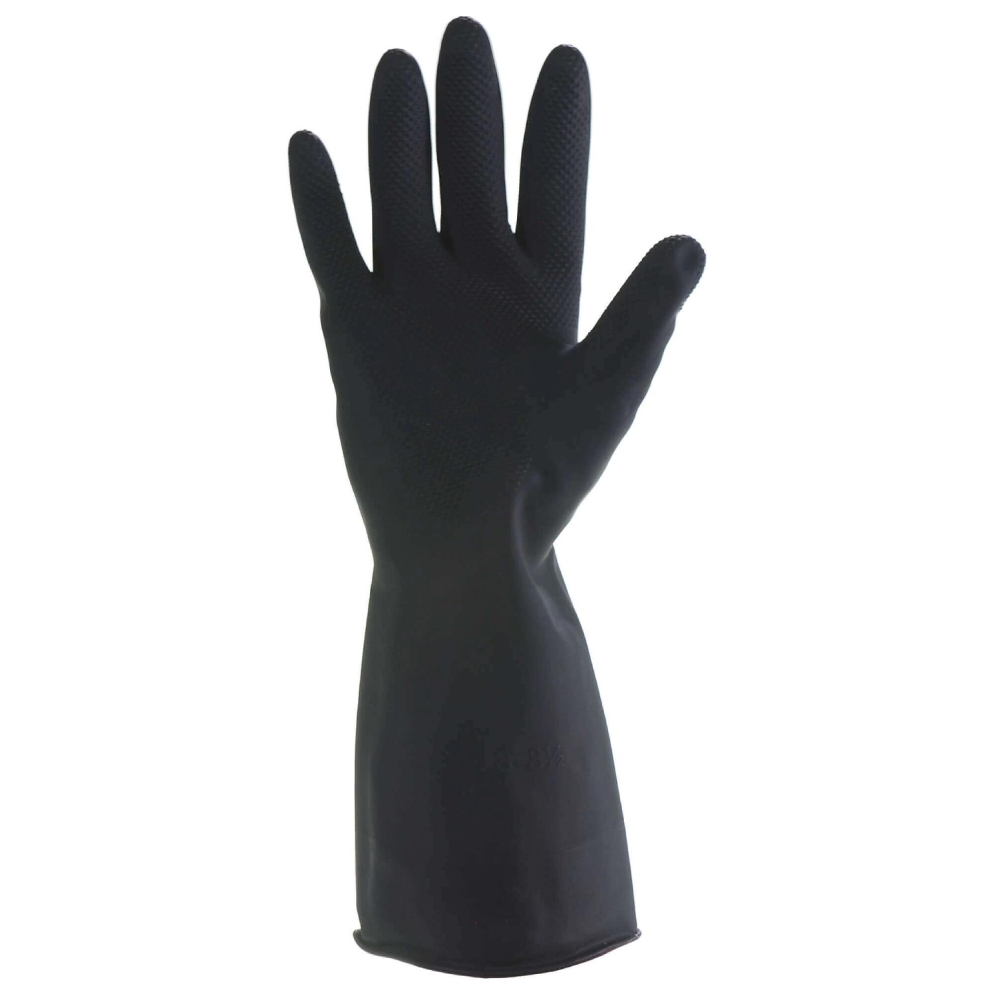 RUBBER GLOVES PK12 MEDIUM