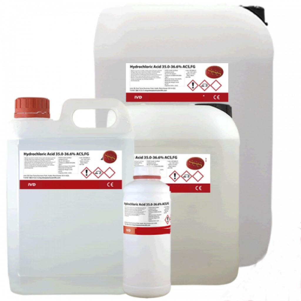 HYDROCHLORIC ACID 36% LR 1l